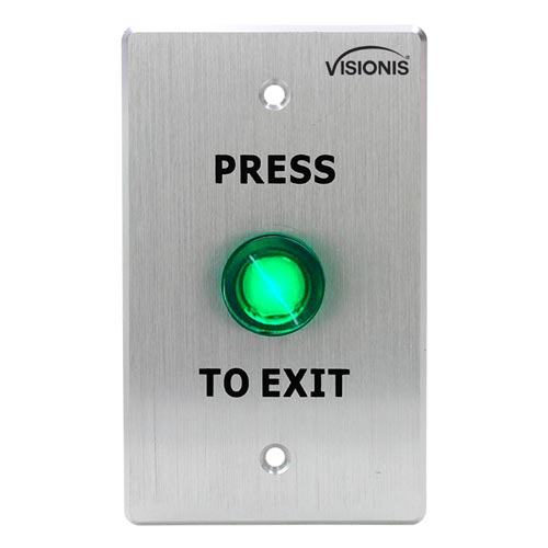 Wired Handicap Stainless Steel Square Push to Exit Button/Switch for ...